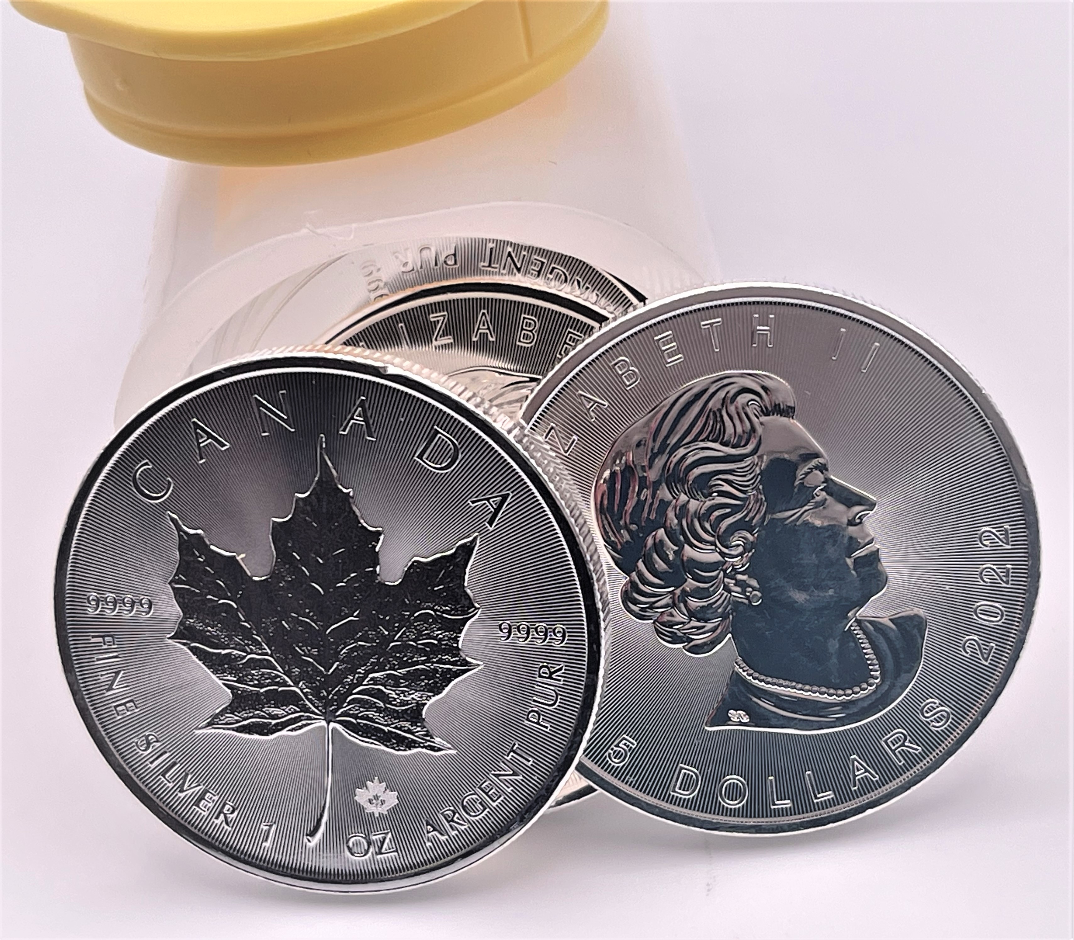 2022 RCM 1oz Silver Maple Leaf Coins 9999 Diverse Equities Inc 2022 RCM 1oz Silver Maple Leaf Coins 9999 Diverse Equities Inc